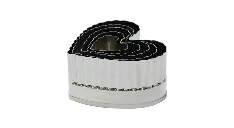 Heart Fluted Cutter-Pastry Accessories-Shanghai Sovol Bakeware Co.,Ltd ...